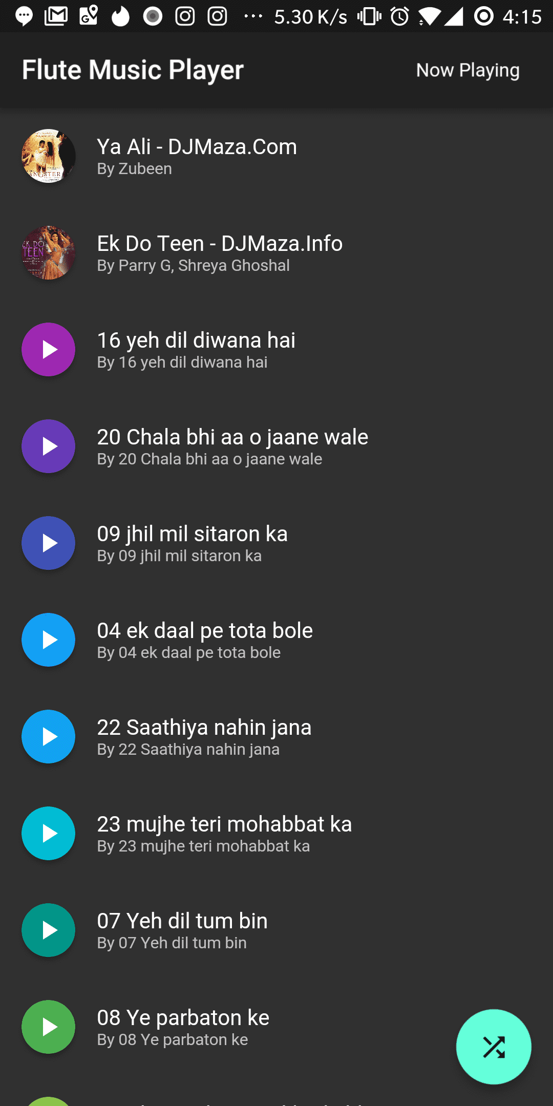 Free Flutter Music Player Ui With Source Code By Pawan Kumar